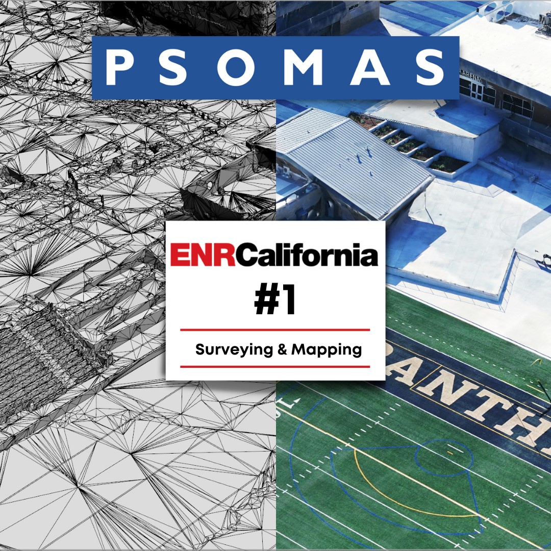 ENR California Ranks Psomas #1 in Survey & Mapping – Psomas